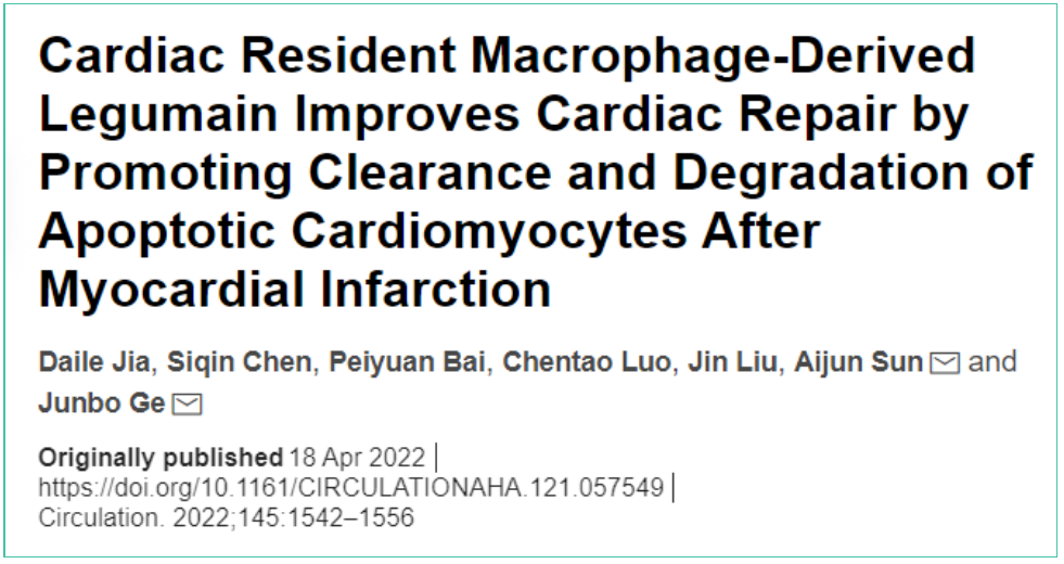 今年4篇Circulation！复旦葛均波团队在心血管领域取得重大进展！-MedSci.cn