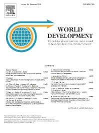 WORLD DEVELOPMENT-期刊论坛，投稿经验-MedSci.cn